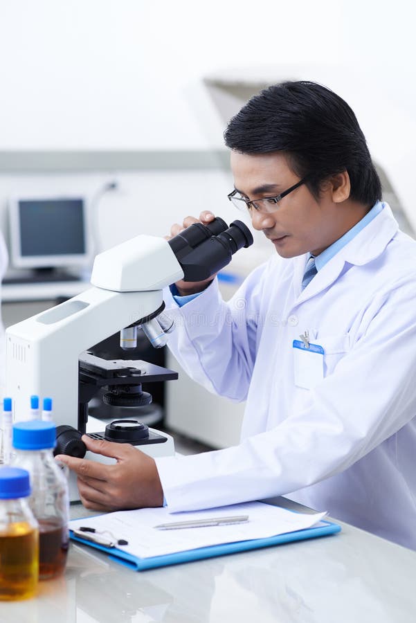 Biochemist stock image. Image of researcher, vietnamese - 58887109