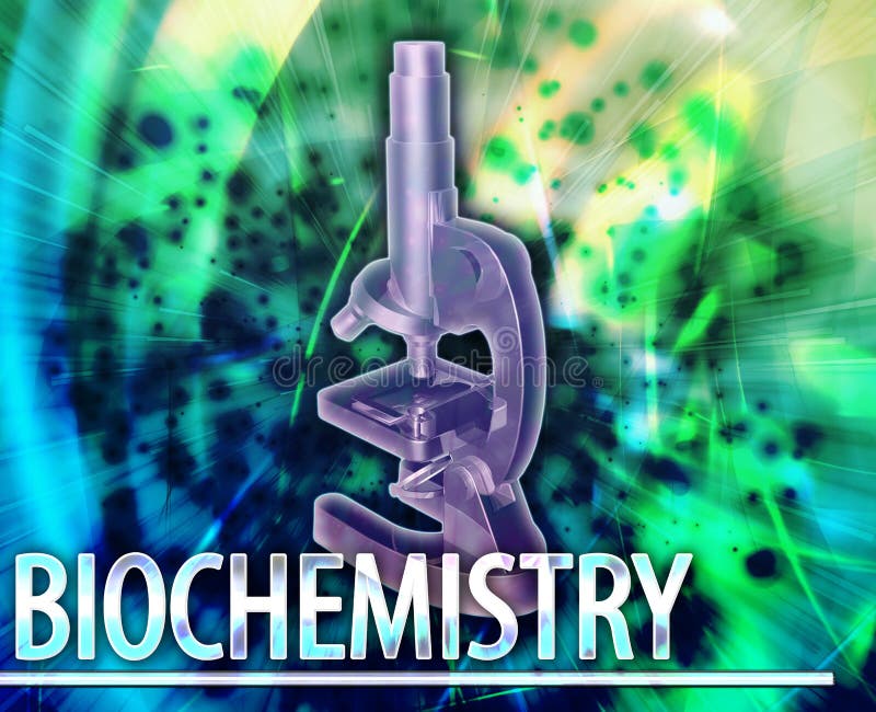 Biochemistry Abstract Concept Digital Illustration Stock Illustration ...