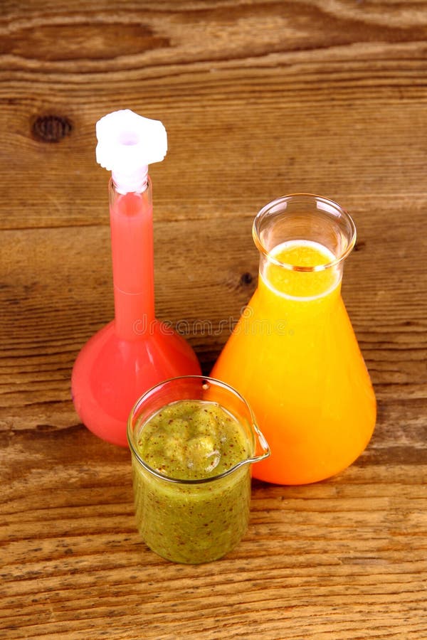 Biochemistry Concept - Juices from Test Tube Stock Photo - Image of ...