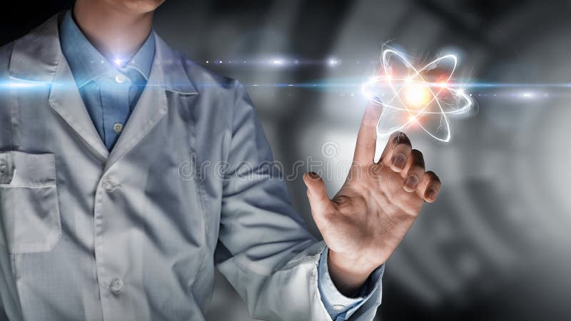 Biochemistry and Technologies. Mixed Media Stock Image - Image of ...