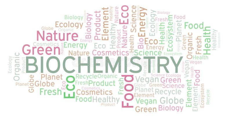Biochemistry word cloud. stock illustration. Illustration of poster ...