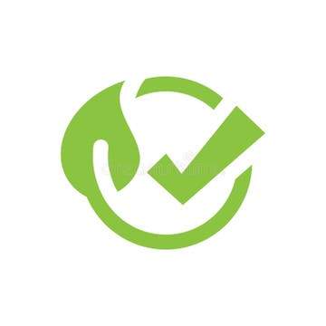 Checkmark Leaf Icon Stock Illustrations – 328 Checkmark Leaf Icon Stock ...