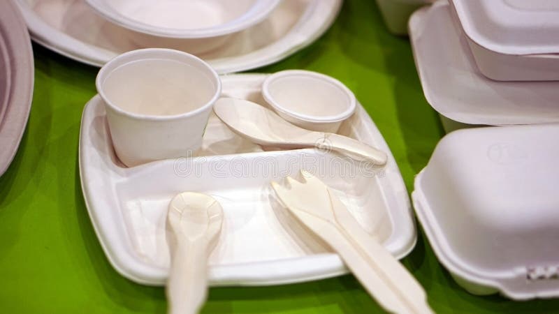 Biodegradable foam stock image. Image of plastic, food - 45634413
