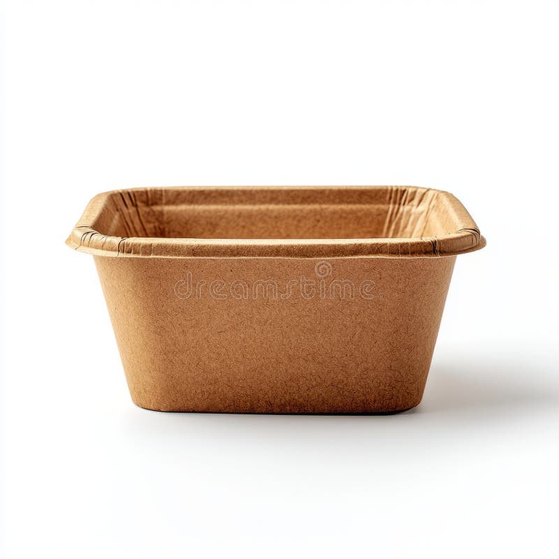 Biodegradable Food Container Mockup Made from Compostable Material ...