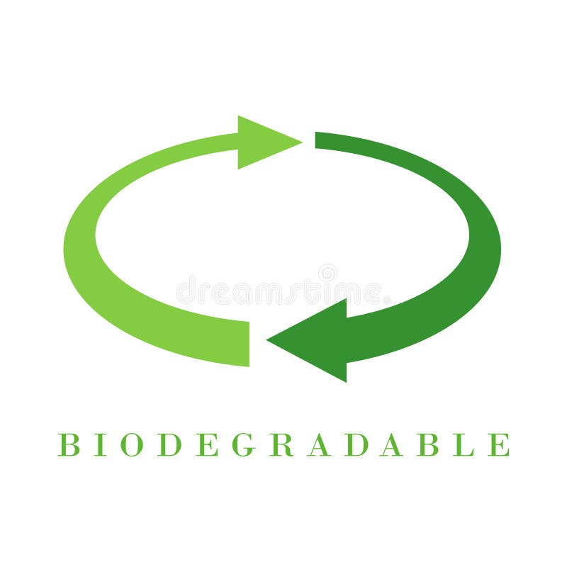 Biodegradable Waste Vector Stamp Stock Vector - Illustration of label ...