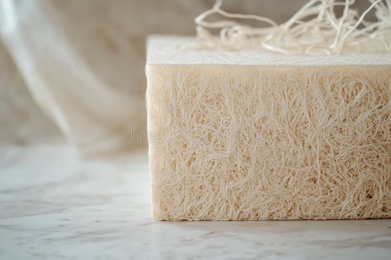 Close-up of a Biodegradable Mycelium Box, Highlighting Its Fibrous ...