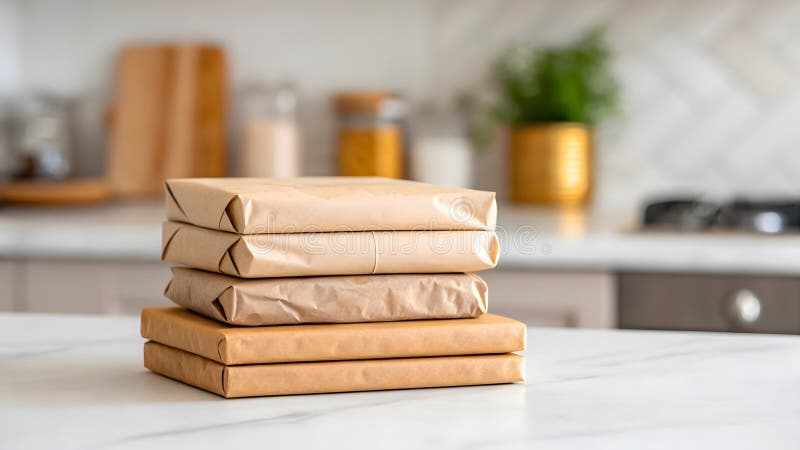 Biodegradable Packaging Biodegradable Packaging in Kitchen Setting ...