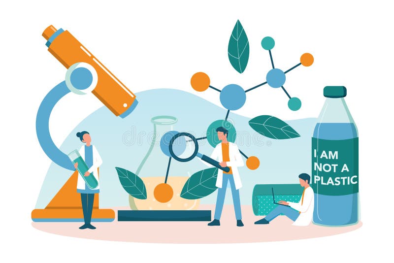 Biodegradable Plastic Invention and Development.. Scientist Make Stock ...