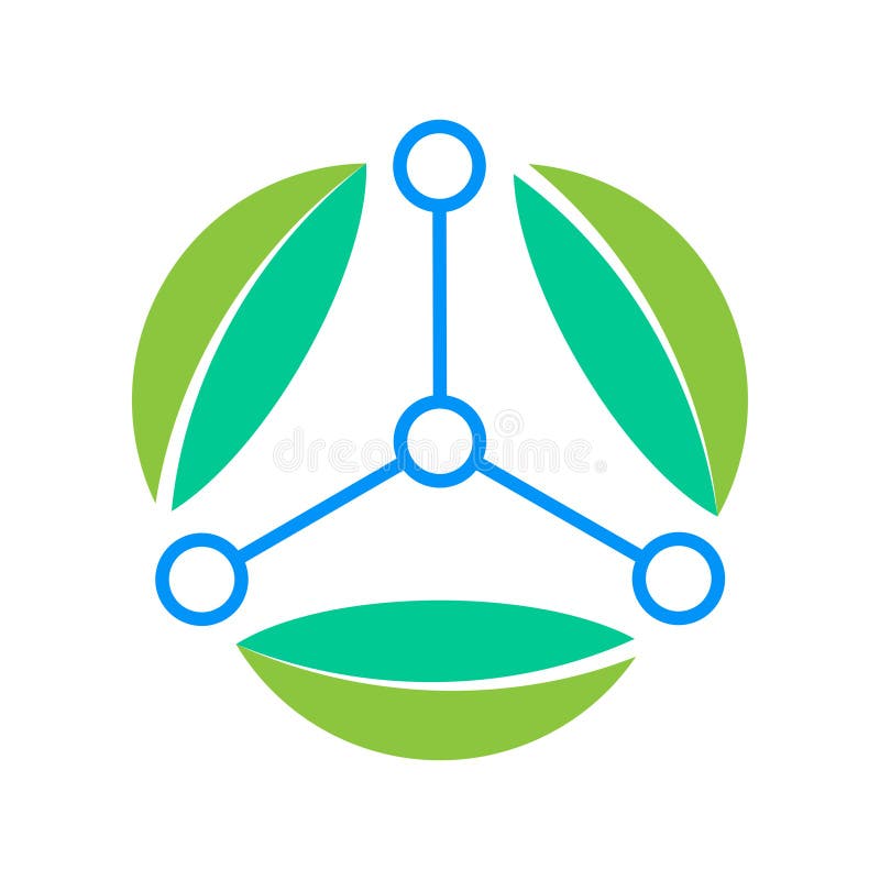 Biodegradable Polymers Green Vector Logo Icon Emblem - Eco Friendly ...