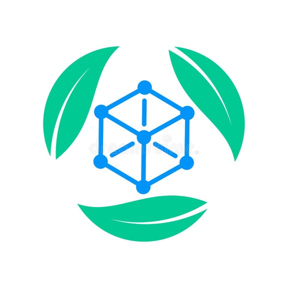 Biodegradable Polymers Green Vector Logo Icon Emblem - Eco Friendly ...