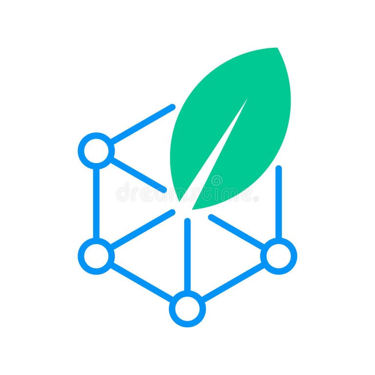 Biodegradable Polymers Green Vector Logo Icon Emblem - Eco Friendly ...