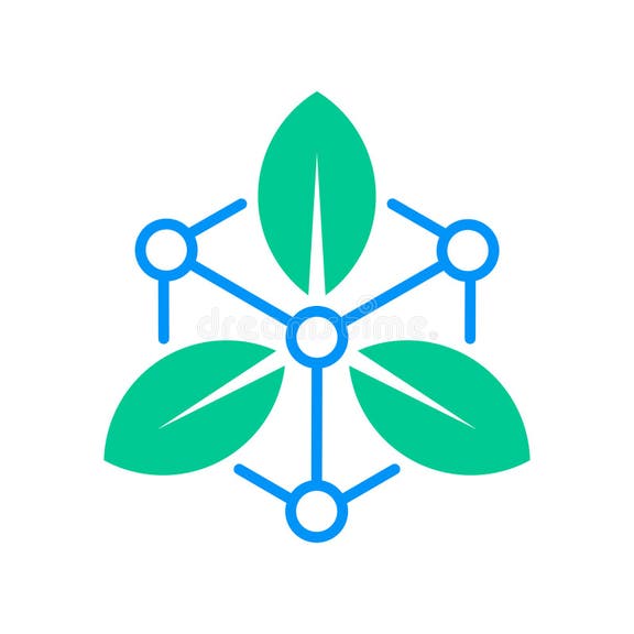 Biodegradable Polymers Green Vector Logo Icon Emblem - Eco Friendly ...