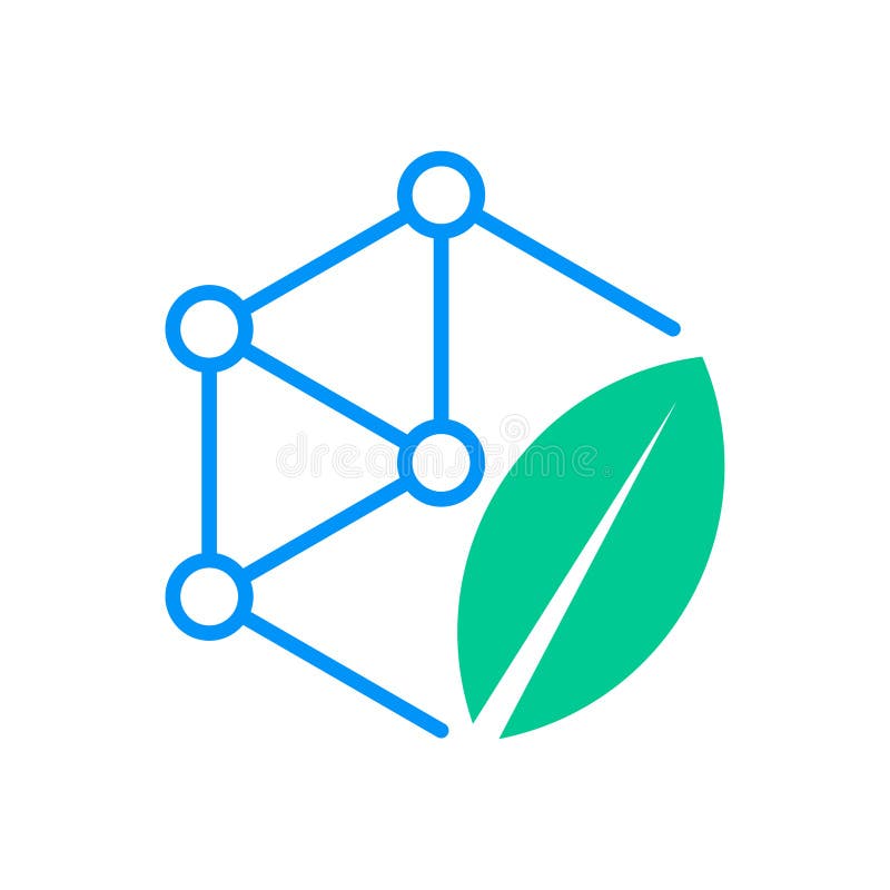 Biodegradable Polymers Green Vector Logo Icon Emblem - Eco Friendly ...