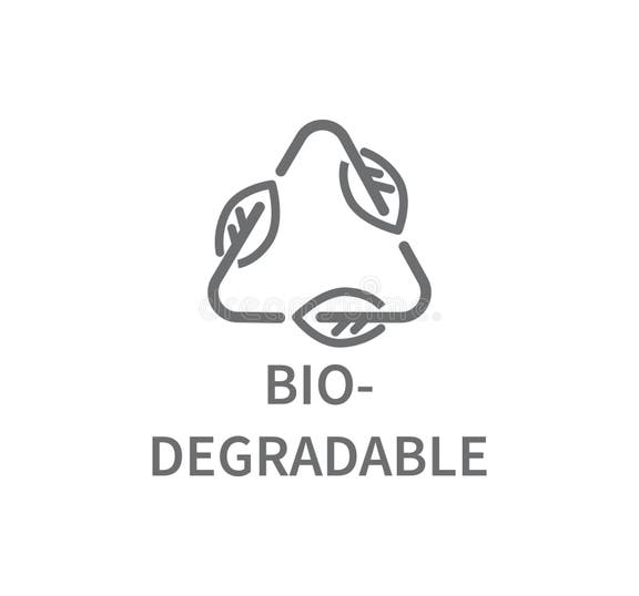 Biodegradable Product Packaging Eco Friendly Line Icon Stock Vector ...