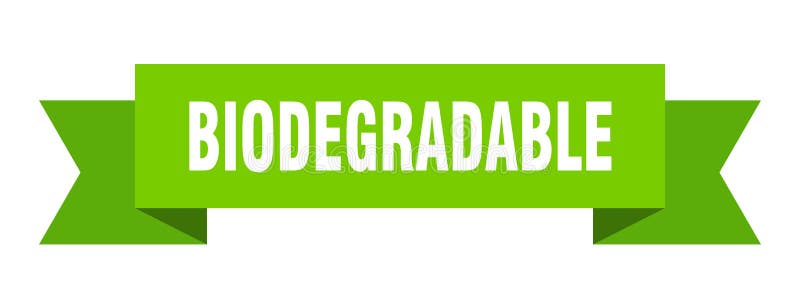 Biodegradable stock vector. Illustration of sign, marker - 124340975
