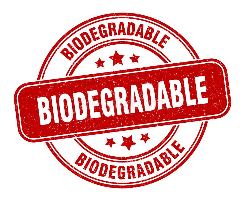 Biodegradable Stamp. Biodegradable Round Grunge Sign Stock Vector ...