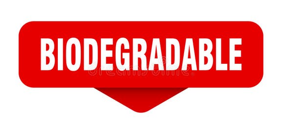 Biodegradable Sticker. Biodegradable Sign on Transparent Background ...