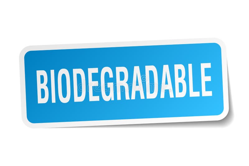 Biodegradable Sticker. Biodegradable Sign Set Stock Vector ...