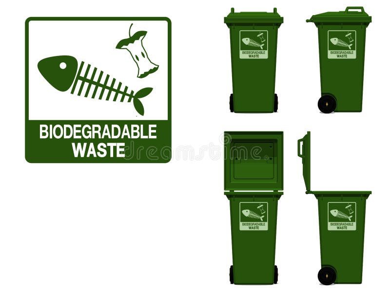 Biodegradable Waste Vector Infographic Template Stock Vector ...