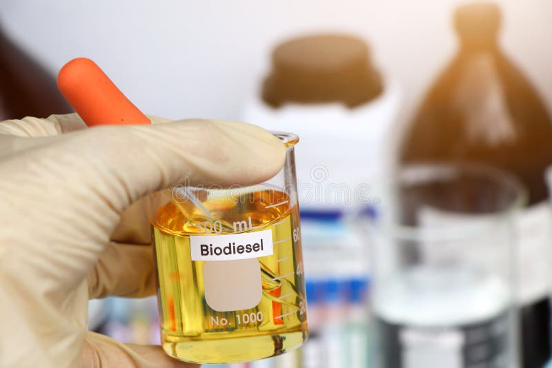 Biodiesel , a Chemical Used in Laboratory or Industry Stock Photo ...