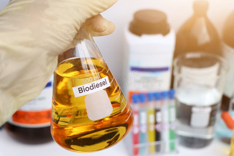 Biodiesel , a Chemical Used in Laboratory or Industry Stock Photo ...