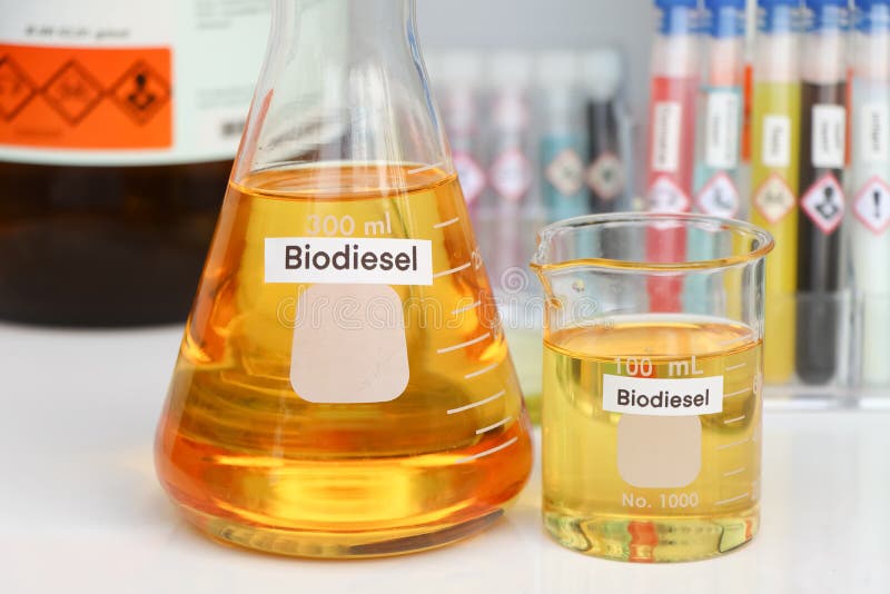 Biodiesel , a Chemical Used in Laboratory or Industry Stock Photo ...