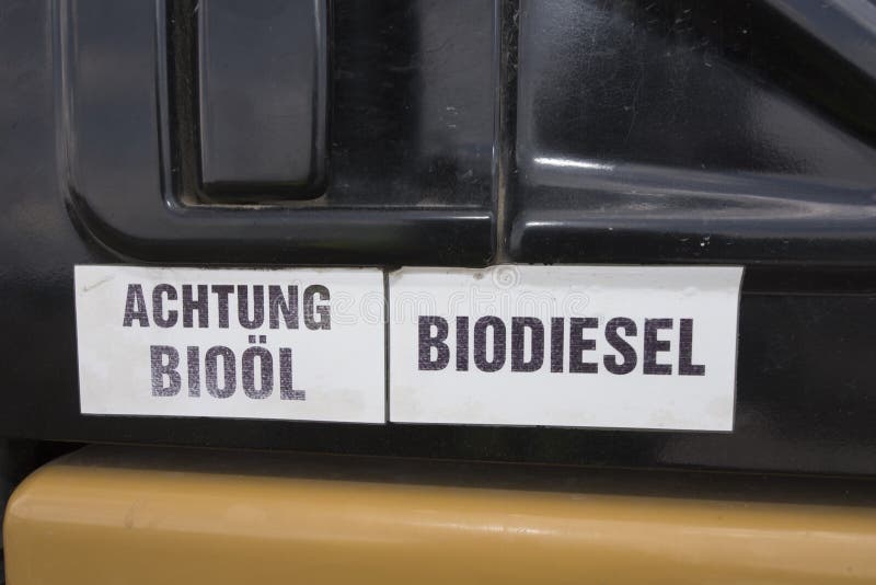 Biodiesel, Diesel Fuel Derived from Plants or Animals Stock Photo ...