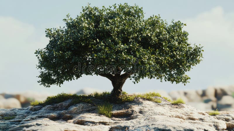 Biodiversity tree alpha stock illustration. Illustration of deciduous ...