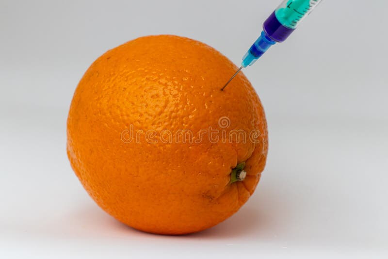 GMO. Bioengineering Food, Genetically Modified Product. Experiment on ...