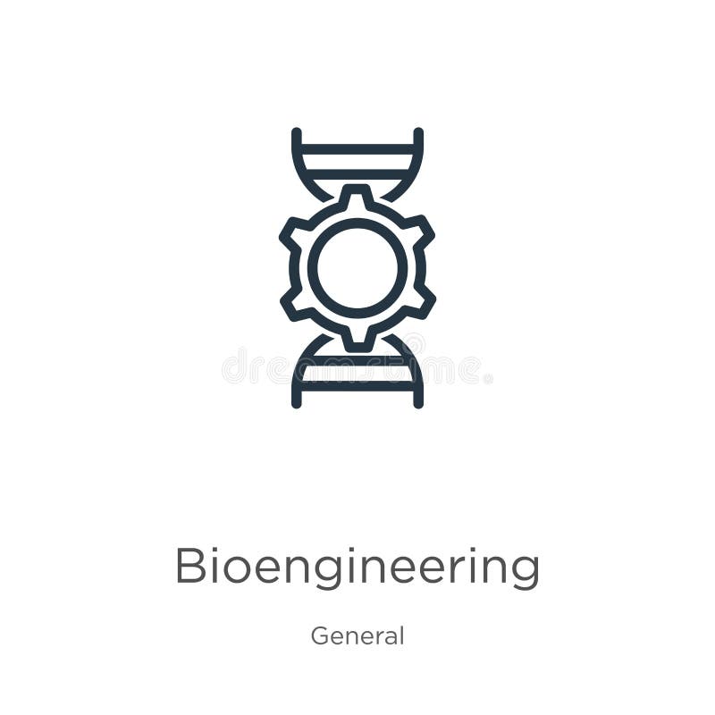Bioengineering Icon. Thin Linear Bioengineering Outline Icon Isolated ... Bioengineering Icon. Thin Linear Bioengineering Outline Icon Isolated ...
