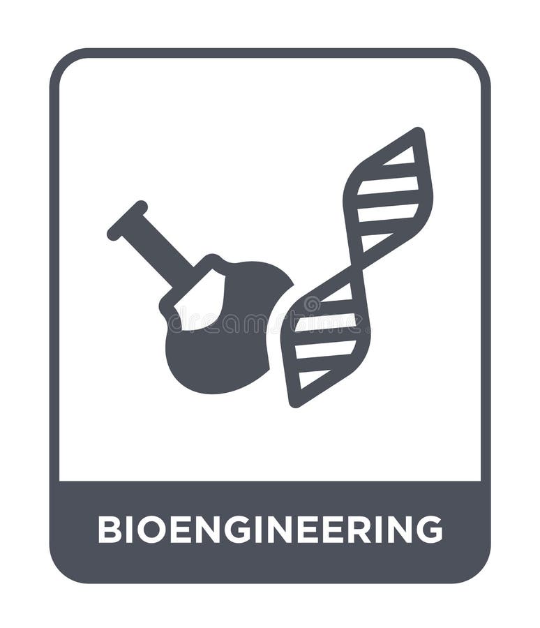 Bioengineering Icon Set. Monochrome Sign Collection with Bacteria ...