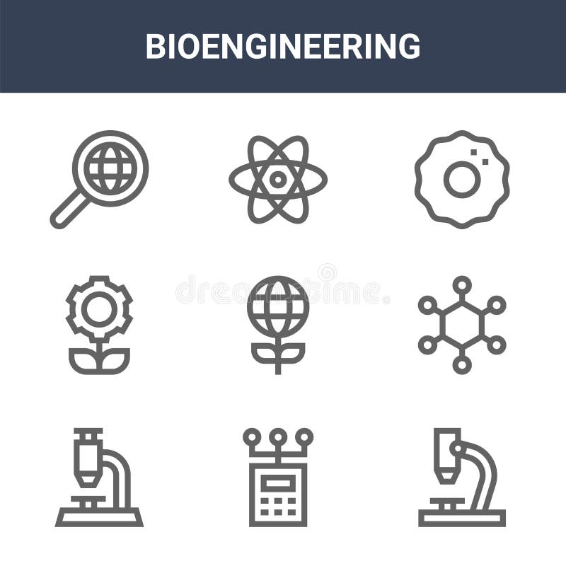 Bioengineering Icons Stock Illustrations – 668 Bioengineering Icons ...