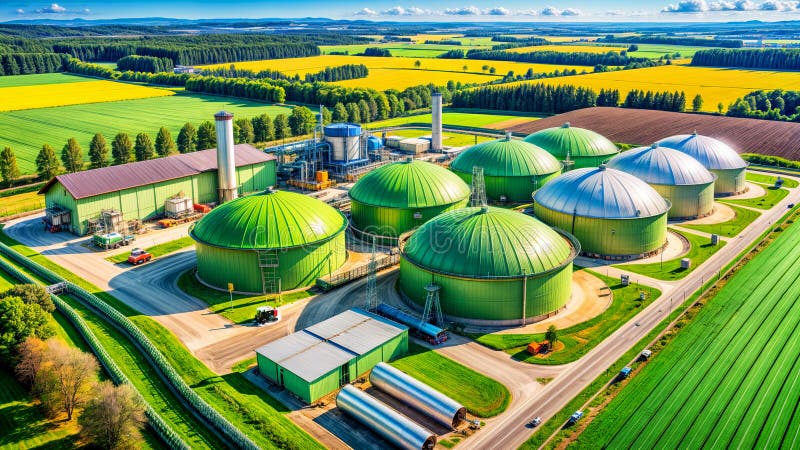 Biogas Station Complex for Processing Agricultural Raw Materials into ...