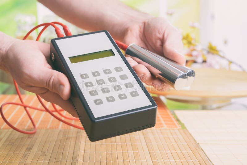 Biofeedback device stock image. Image of bioresonance - 184060499