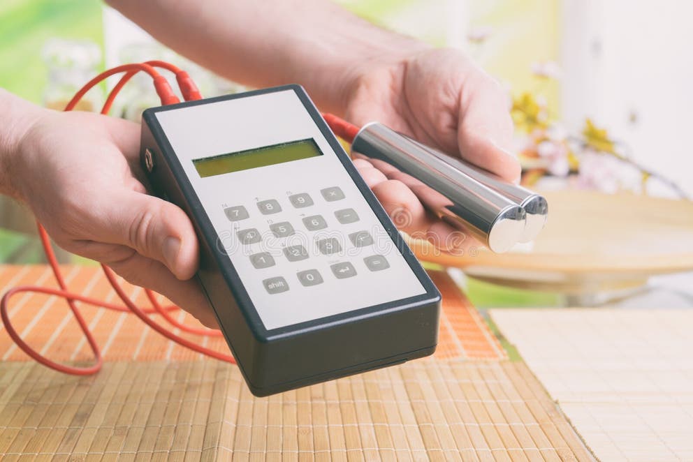 Biofeedback device stock image. Image of bioresonance - 184060499