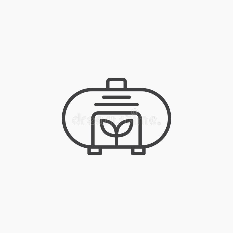 Biogas icon vector stock vector. Illustration of ecology - 348311012