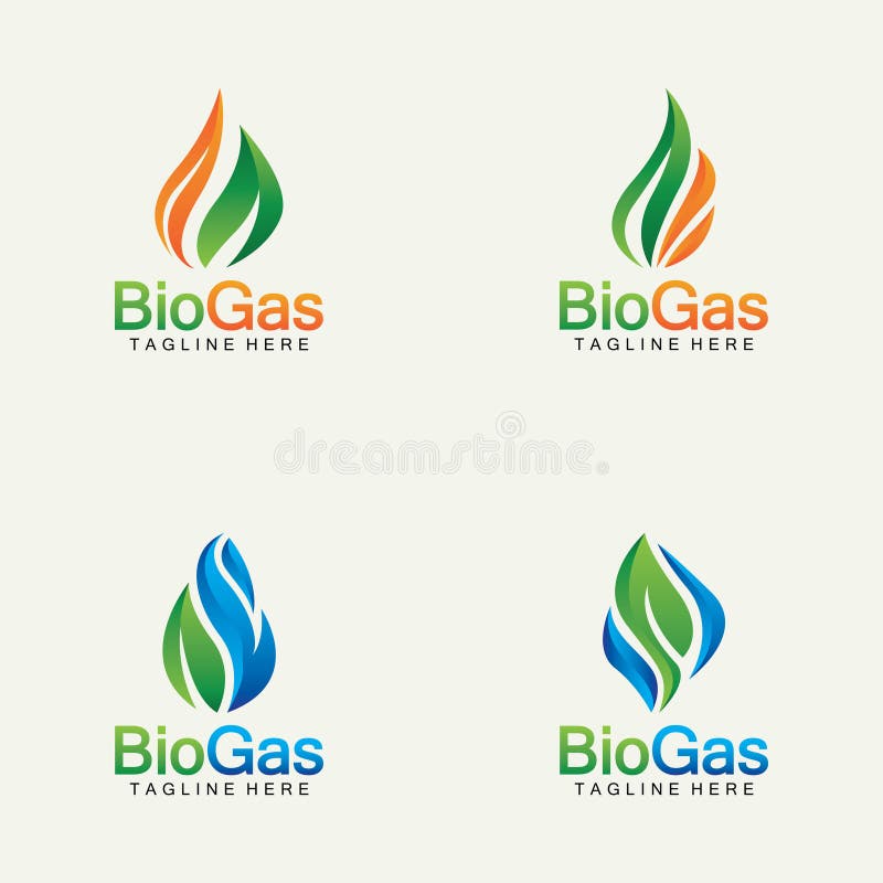 Biogas Logo. Oil and Gas Logo Stock Vector - Illustration of sign ...