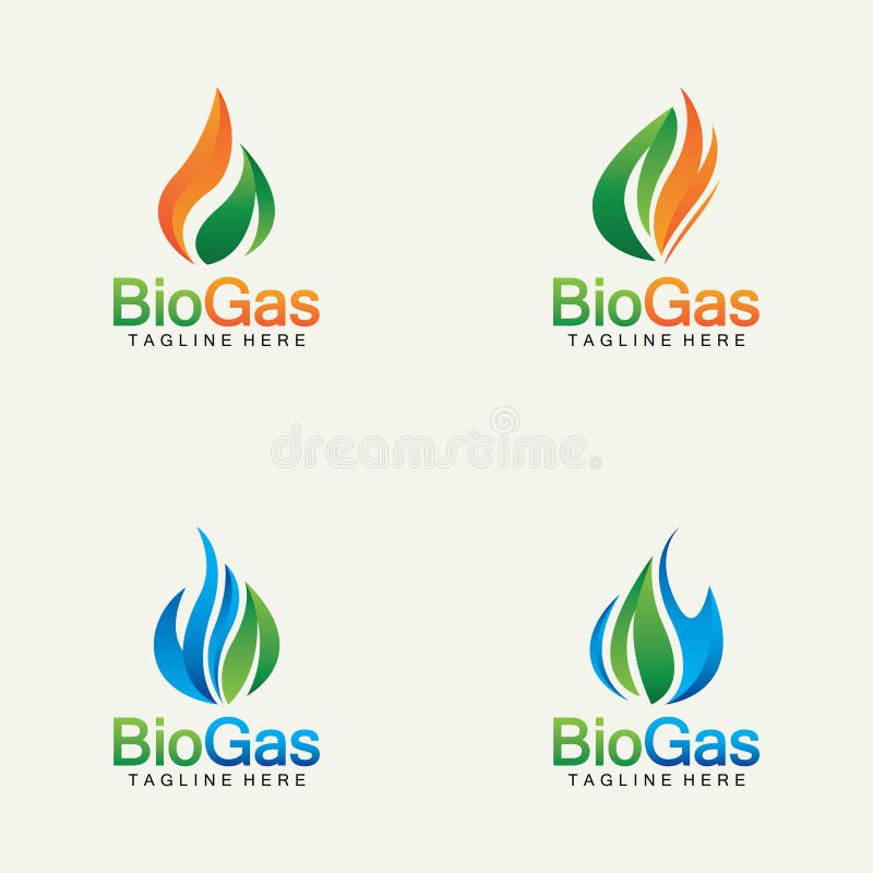 Biogas Logo. Oil and Gas Logo Stock Vector - Illustration of ecology ...