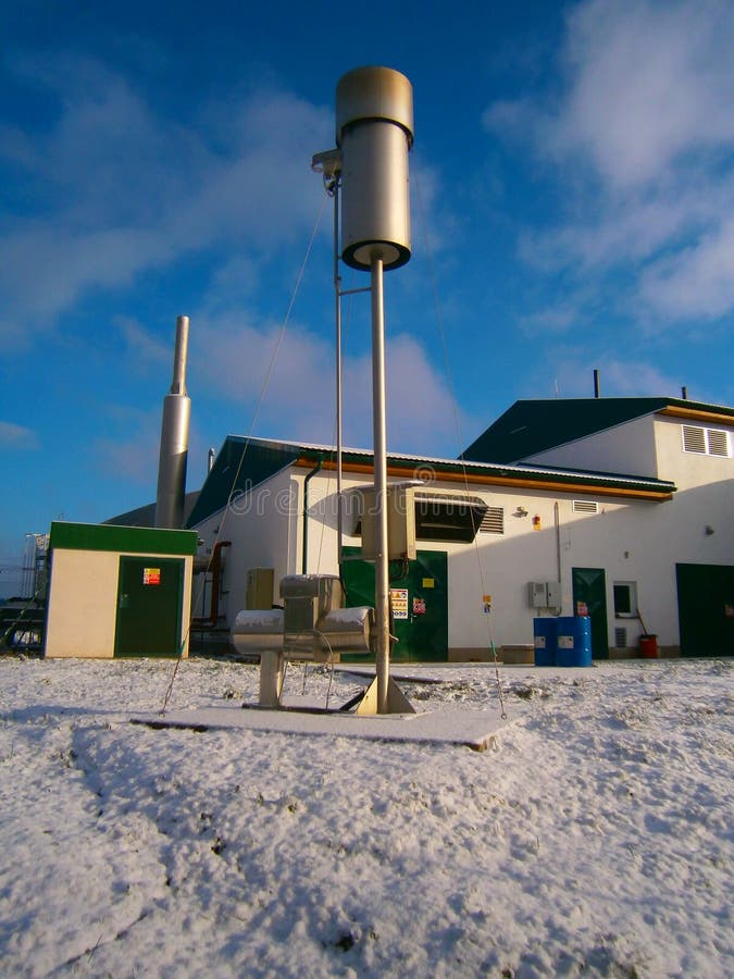Biogas plant stock image. Image of construction, equipment - 48368521