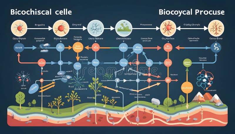 Biogeochemical Processes Stock Illustrations – 12 Biogeochemical ...