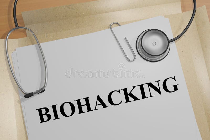 BIOHACKING - Health Concept Stock Illustration - Illustration of ...