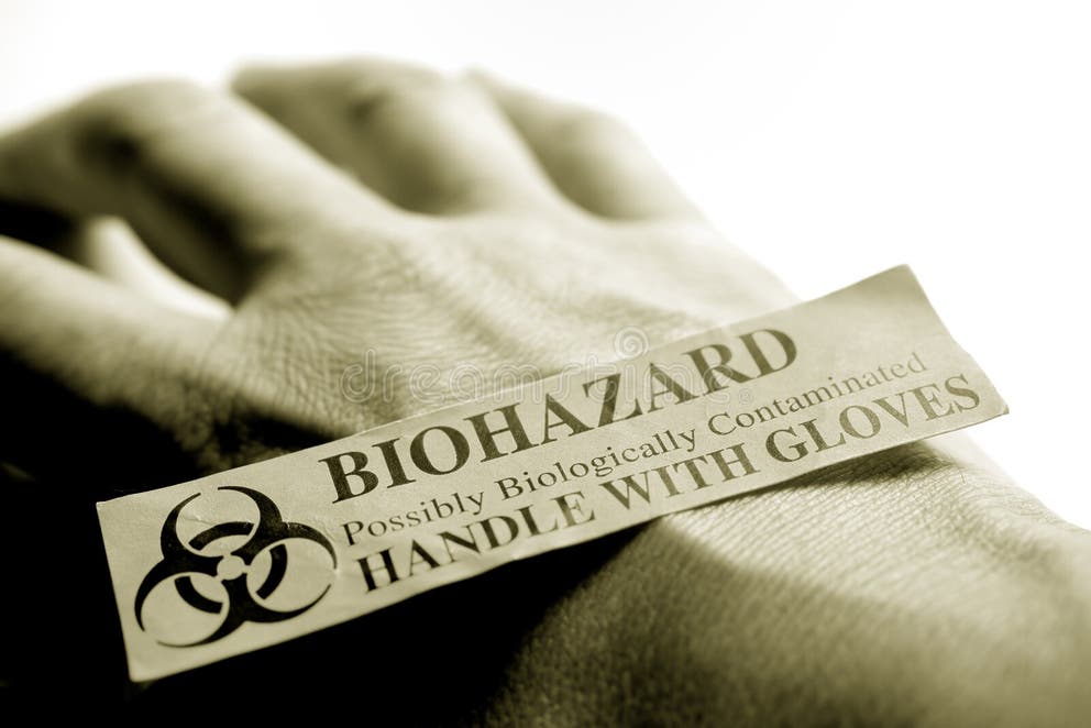 Biohazard stock image. Image of aids, contaminate, glove - 1372187