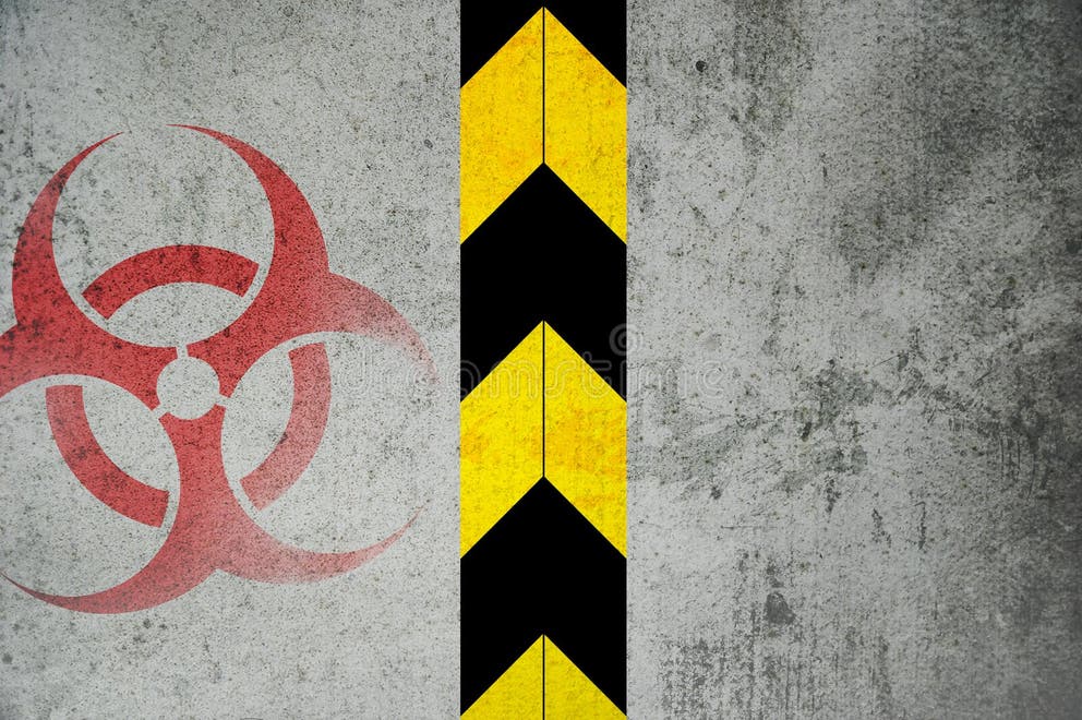 Biohazard stock illustration. Illustration of death, attention - 16924884