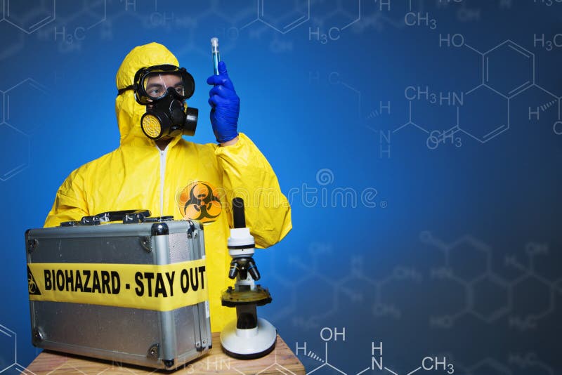 Biohazard imagen de archivo. Imagen de trabajador, persona - 43286889
