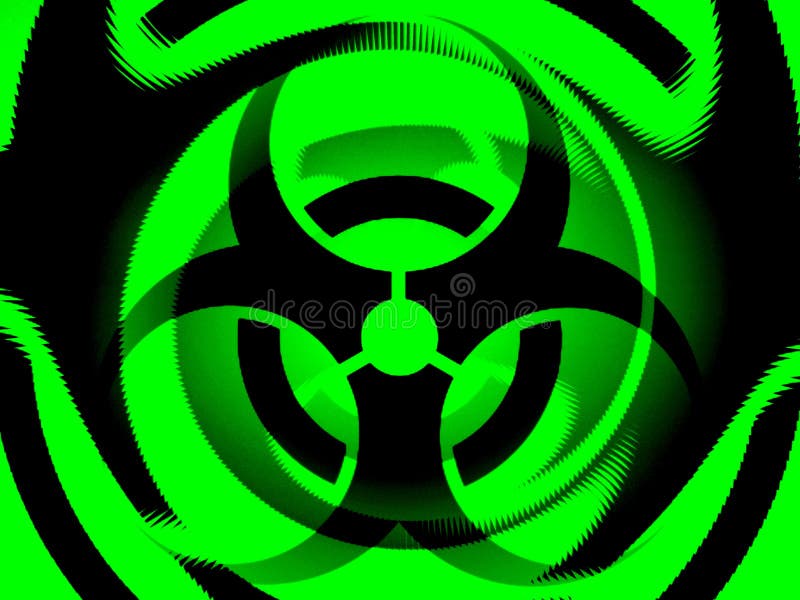 Abbildung Biohazard Hintergrund Stock Abbildung - Illustration von ...