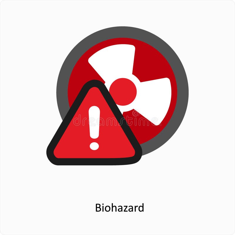 Biohazard stock vector. Illustration of biohazard, logo - 266286080