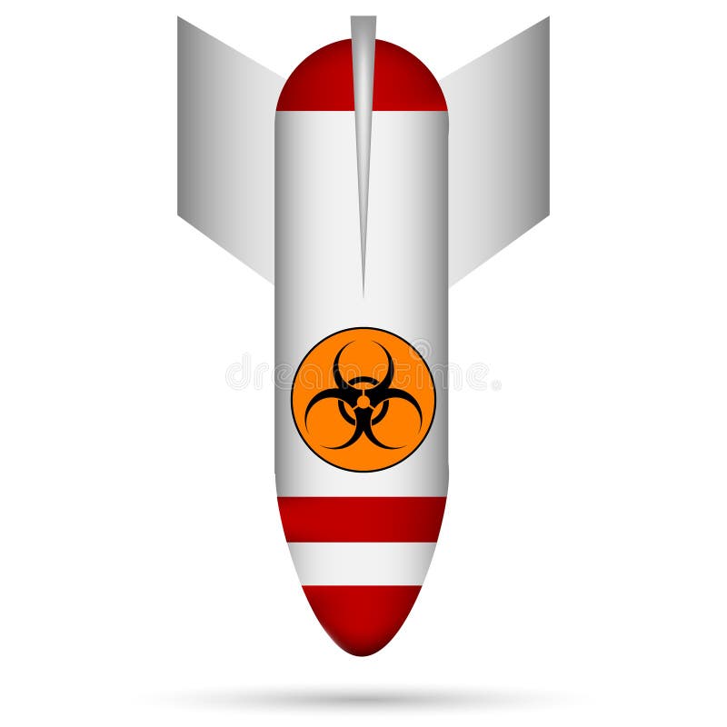 Biohazard Bomb Activated, Cartoon Funny Style Stock Illustration ...