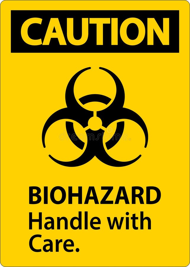 Caution .Do Not Handle Chemicals without Proper Protection. Stock ...
