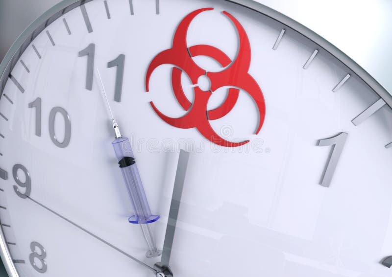 Biohazard countdown stock image. Image of hanta, clock - 46040179
