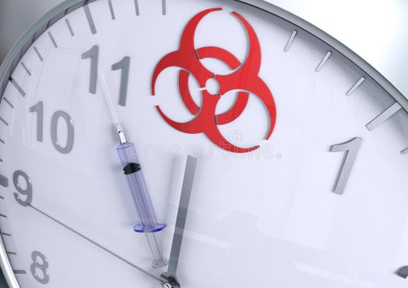 Biohazard countdown stock image. Image of hanta, clock - 46040179